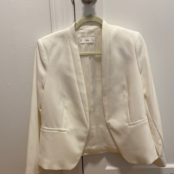 Mango | Jackets & Coats | Nwot White Blazer From Mango | Poshmark